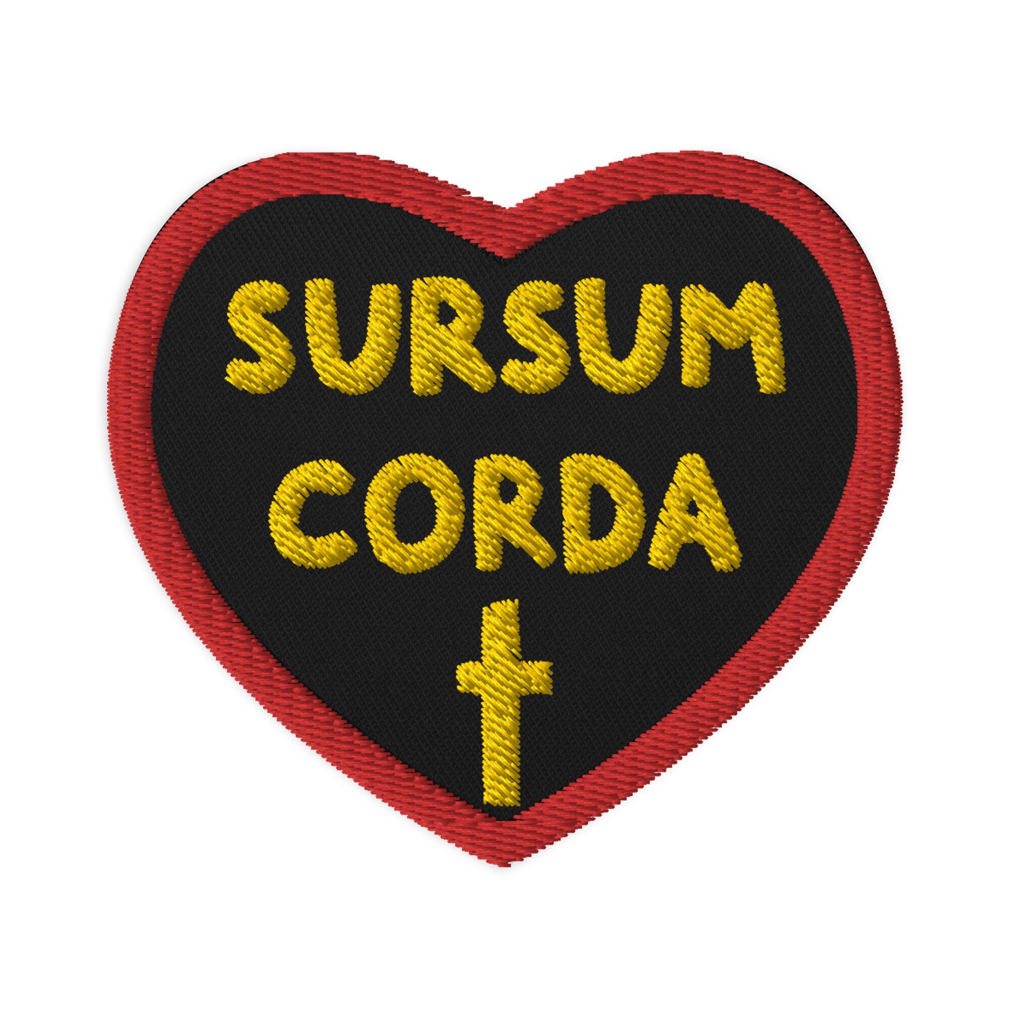 Latin Mass Patch: Sursum Corda Lift up Your Hearts, Roman Catholic ...
