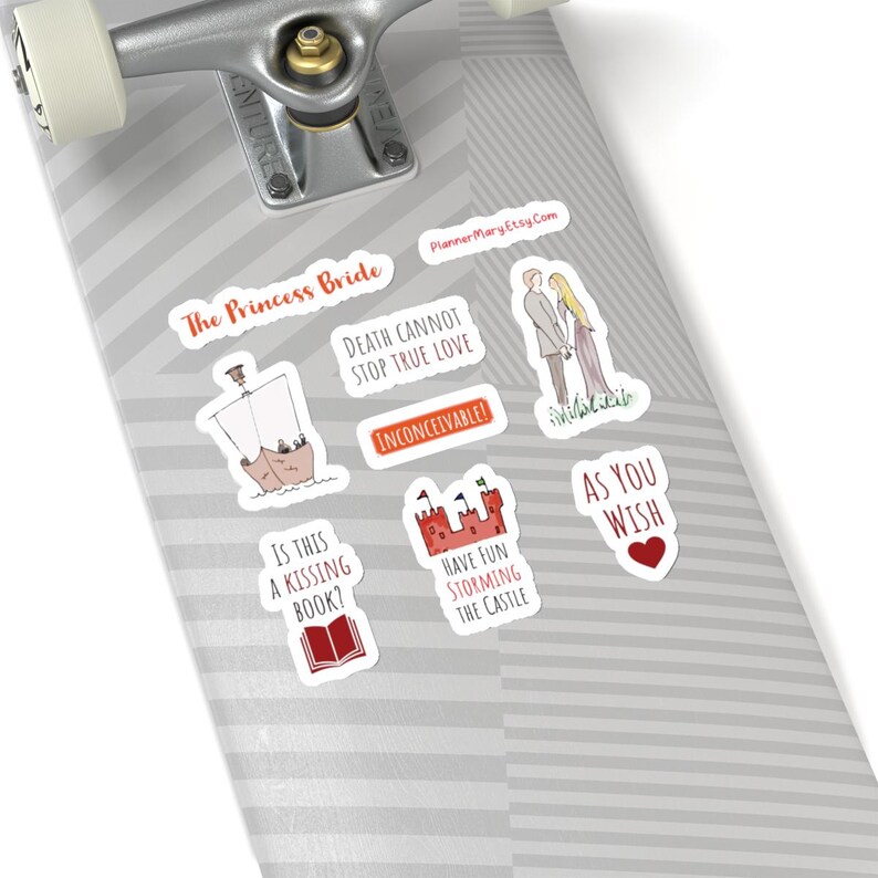 The Princess Bride Sticker Sheet: Hand-illustrated 80s Movie Stickers ...
