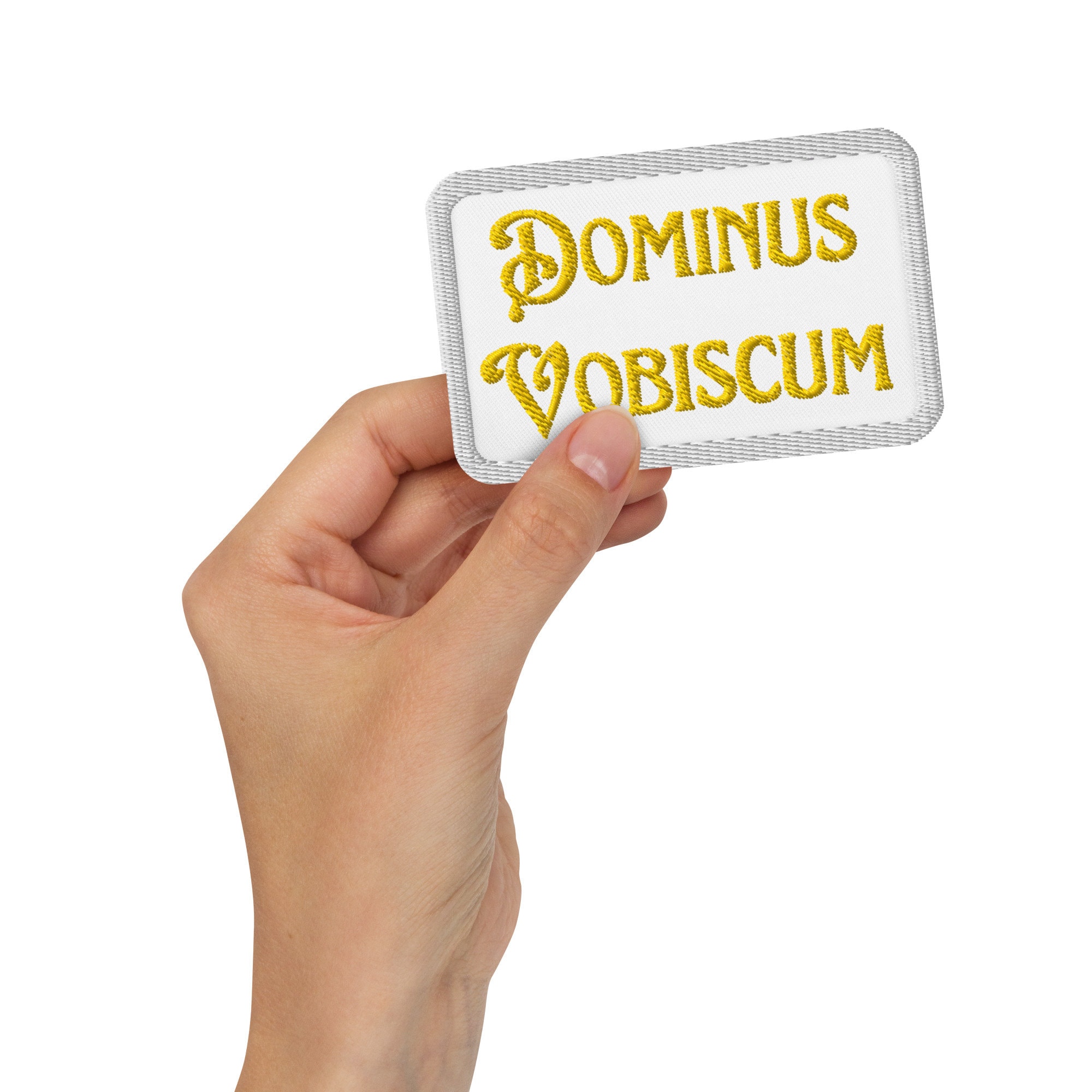 Dominus Vobiscum Trad Catholic Patch: Latin Mass Greeting - Etsy