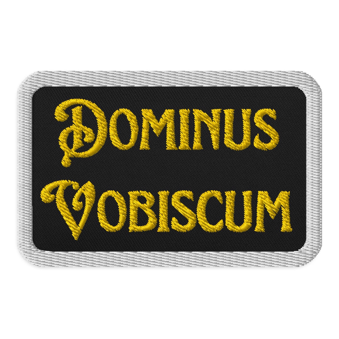 Dominus Vobiscum Catholic Patch: Latin Mass Gift - Etsy