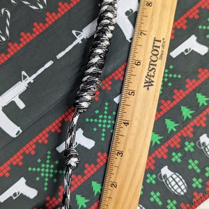 3 Oz Black & White Monkey Fist Keyring - Etsy