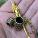 Gold Toned Powder Spell Spoon Mother Nature Pendant W/ Matching 21 ...