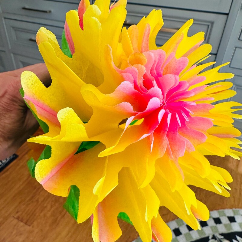 Tissue Paper Fan - Etsy