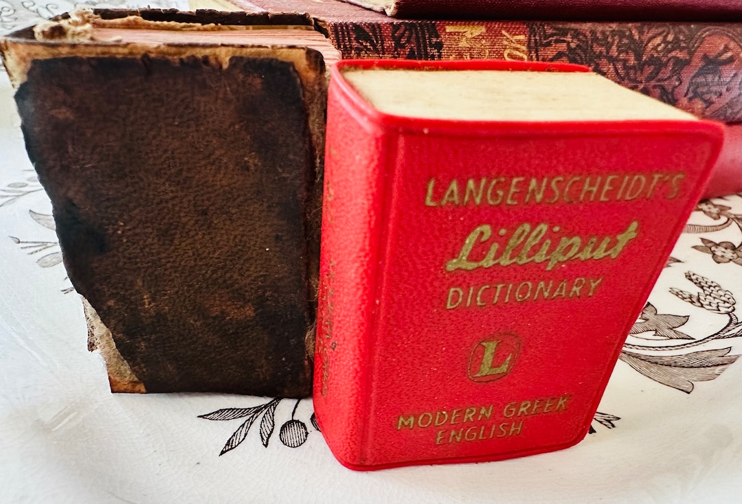 Vintage Lilliput Books Langenscheidt’s Lilliputian Dictionary Modern ...