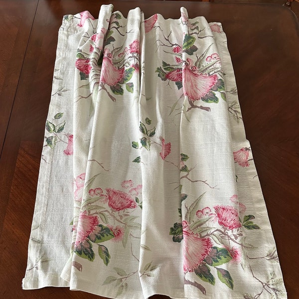 Barkcloth Curtains - Etsy