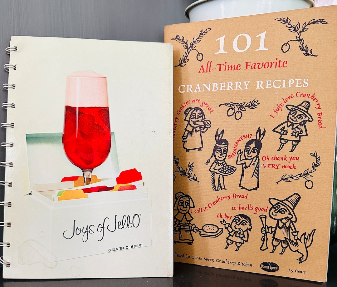 Vintage Cookbooks Joys of Jello or 101 Crznberry Recipes Gelatin ...