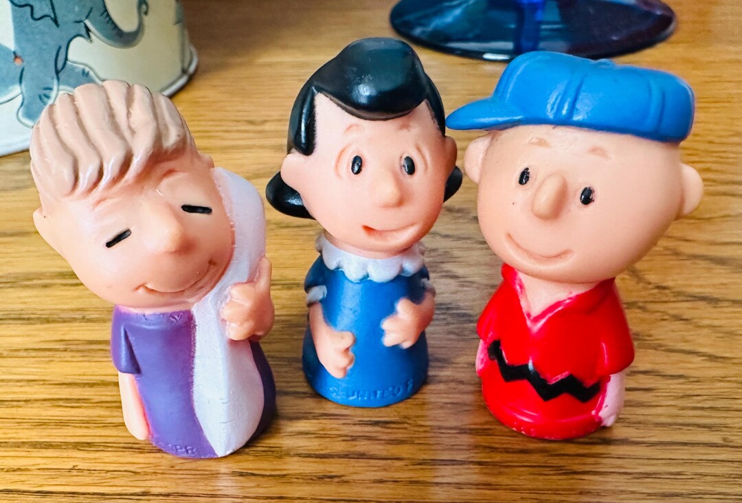 Vintage Peanuts Gang 1952 Finger Puppets Set 3 - Etsy