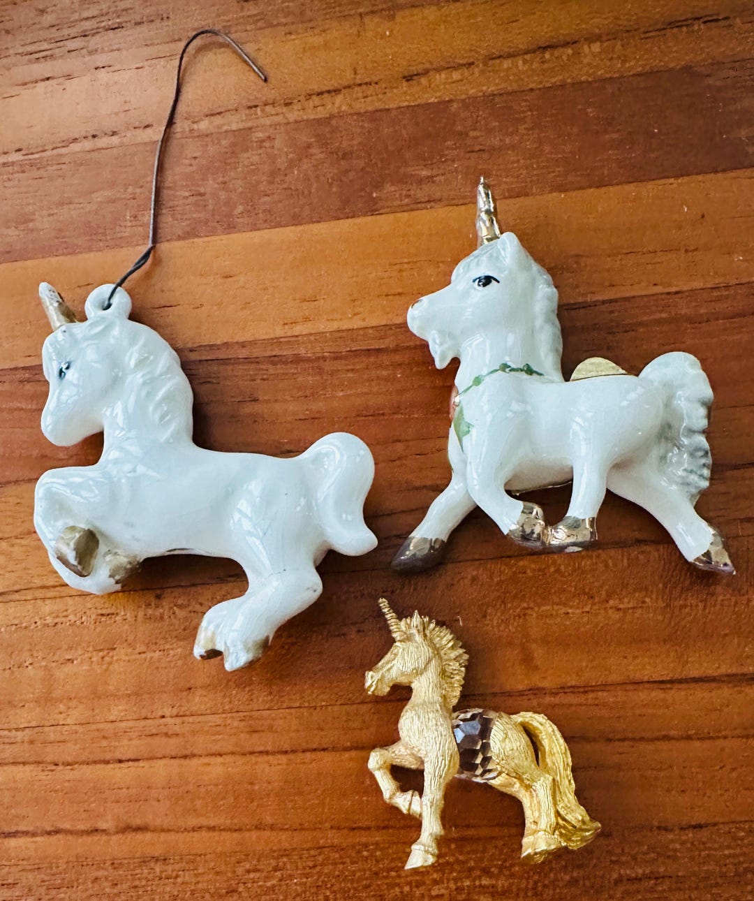 Vintage Unicorn Knick Knacks Figures Horses Ornament - Etsy