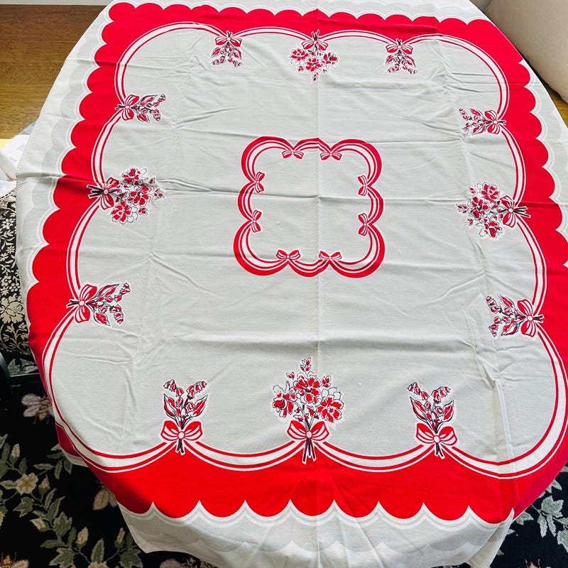 Vintage Tablecloths - Etsy