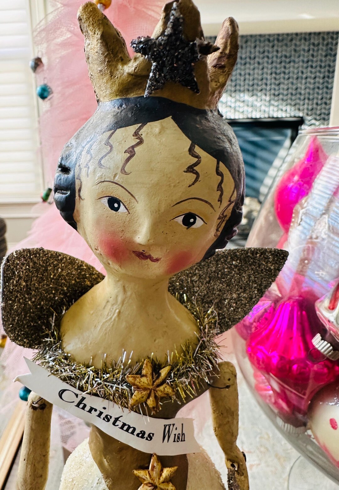 ESC Trading Company Nicole Sayre Christmas Wish Angel 12.5 Decor ...