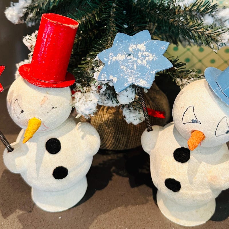 German Snowman Antique - Etsy