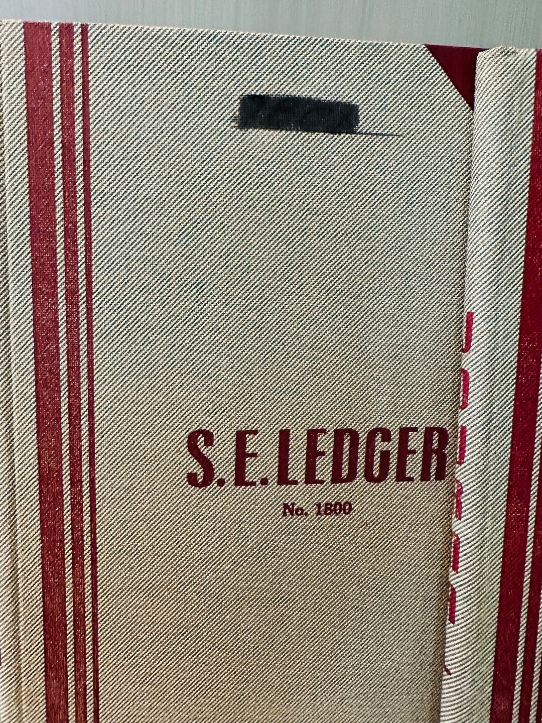 Vintage Ledgers Journal #1800 With Alpha Tabs Book Accounting Record ...