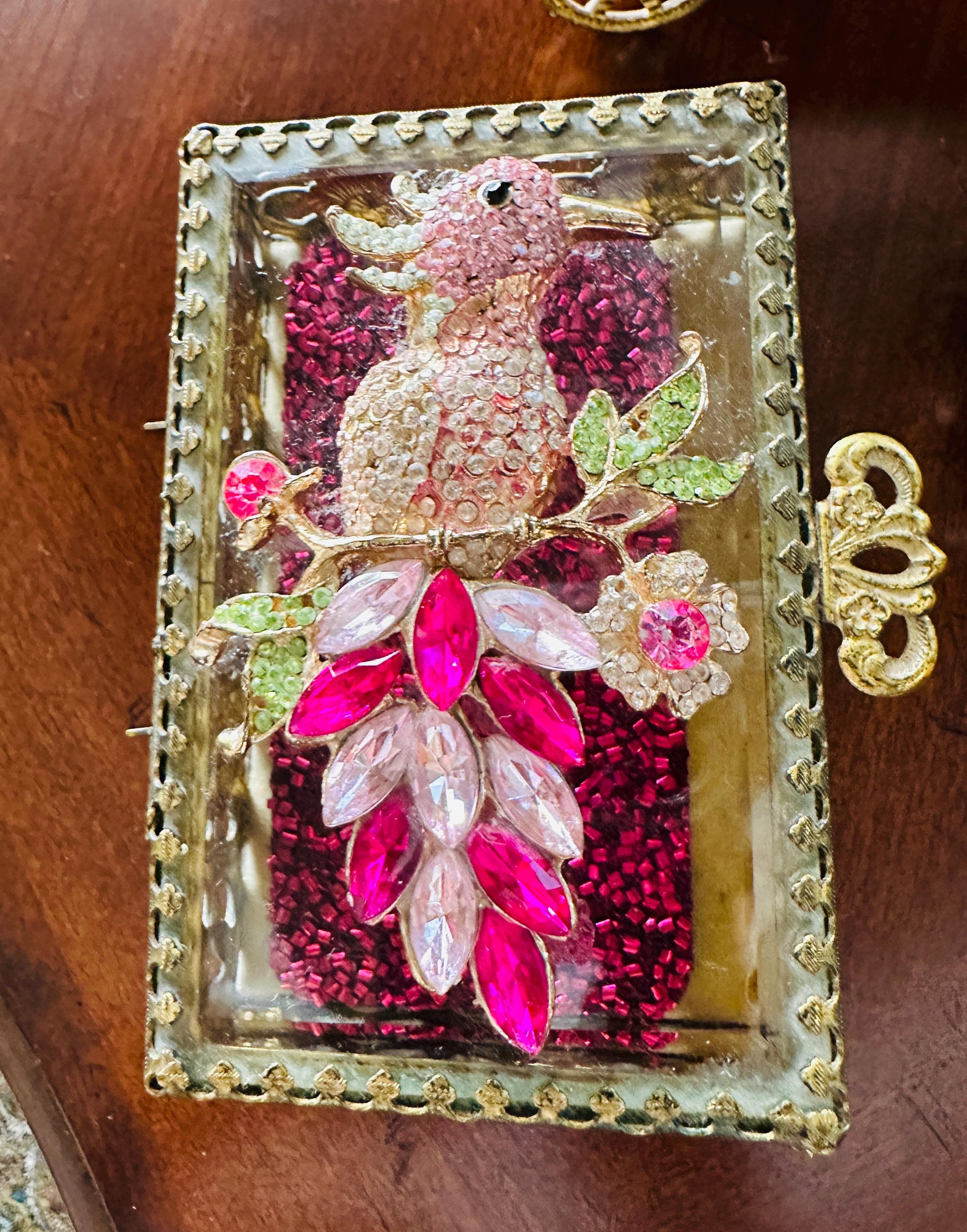 Vintage Jewelry Caskets Boxes Carriage Gold Filigree Exterior ...