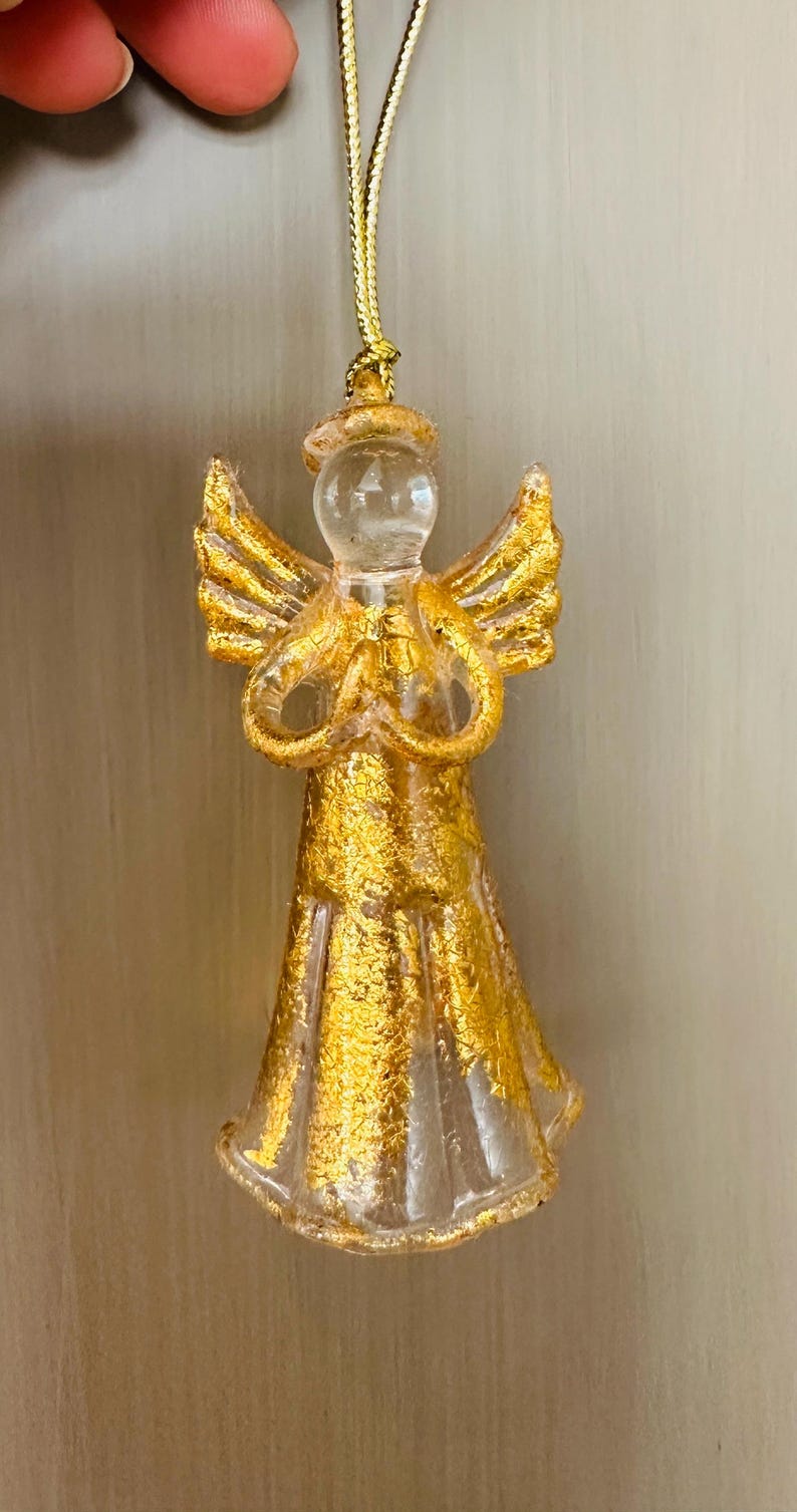 Vintage Lenox Crystal Angel Collection Ornament Set 4 in Original Box ...