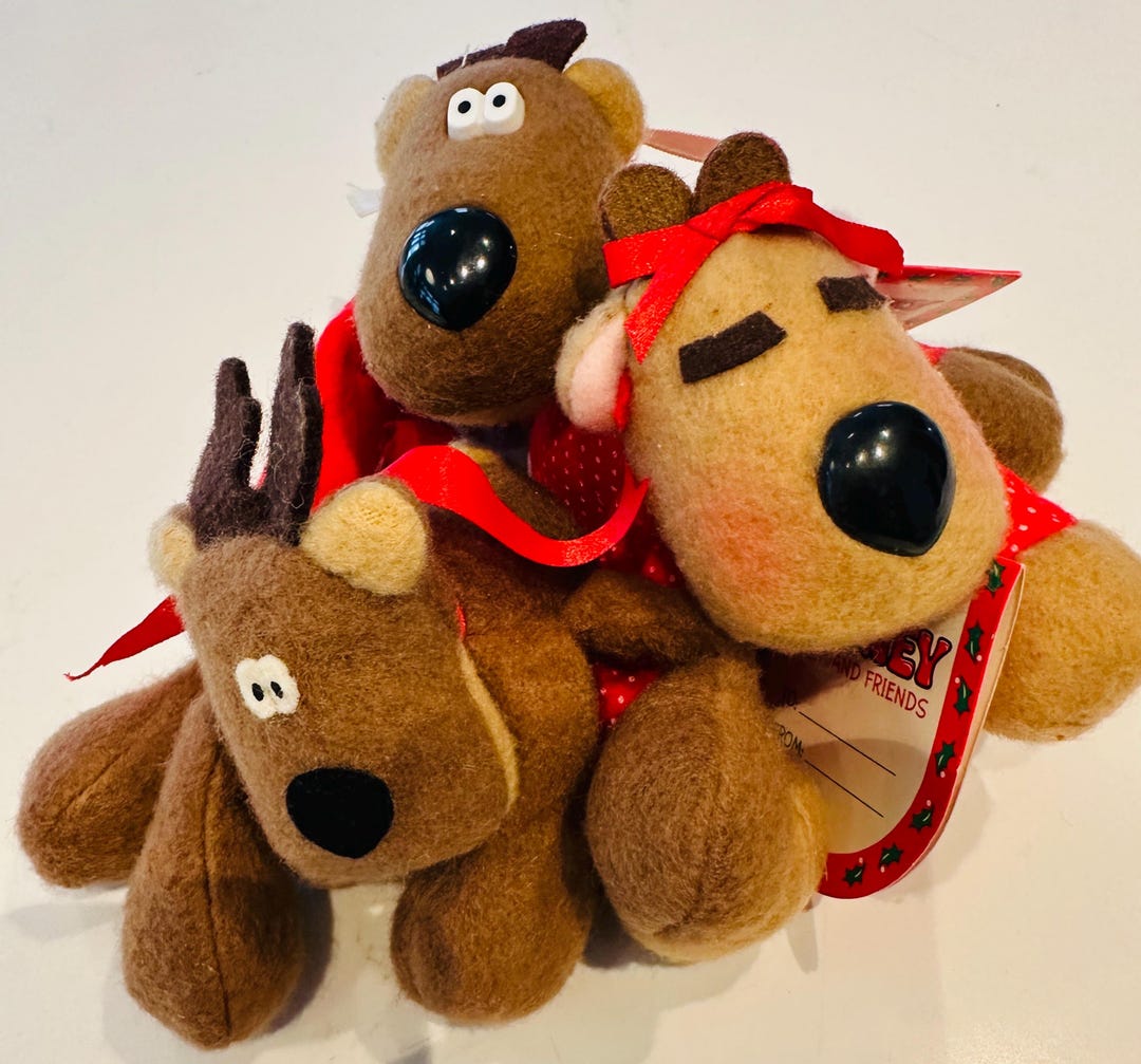 Vintage Rodney Reindeer With Tags Plush Collectible Burger King Randy ...