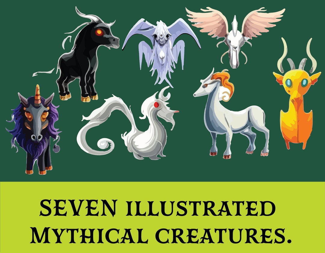 Cute Creature Art, Mystical Creature Clip Art, Animal Art, Cartoon Png ...