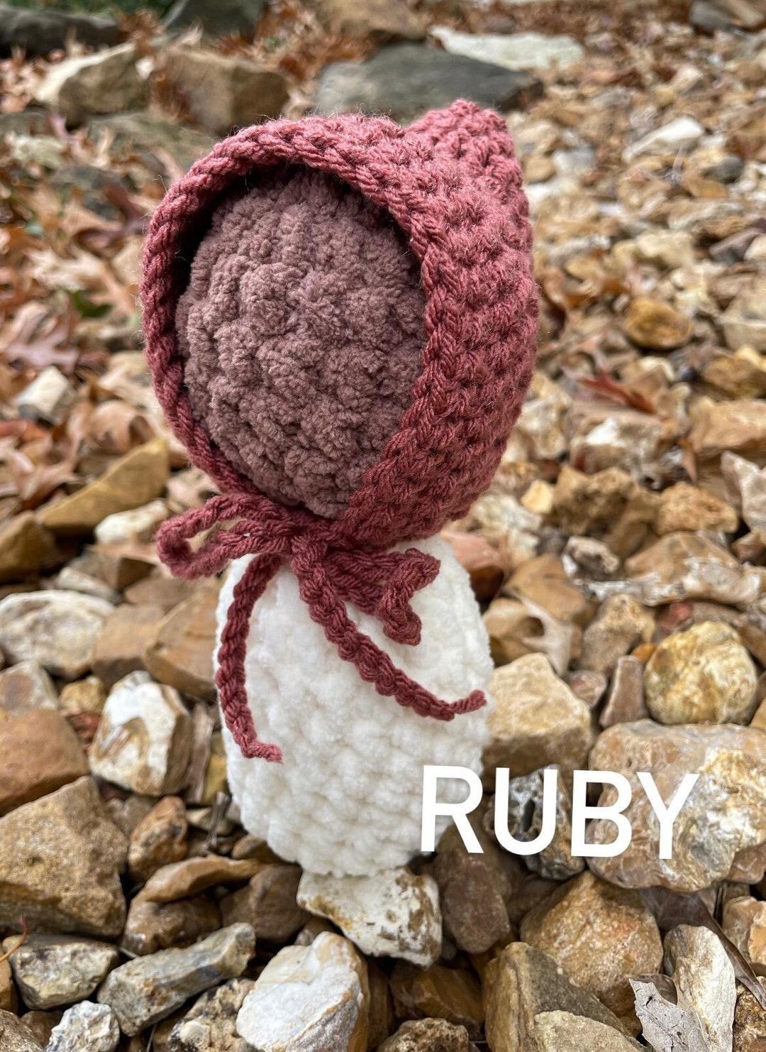 Crochet Peg Dolls | Dolls With Bonnets | Doll Stocking Stuffers | Dolls ...