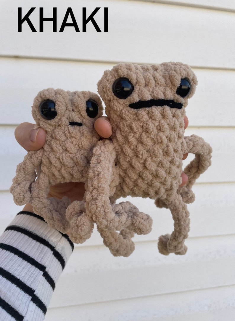 Pocket Frogs Leggy Frogs Prince Charming Crocheted Frog - Etsy