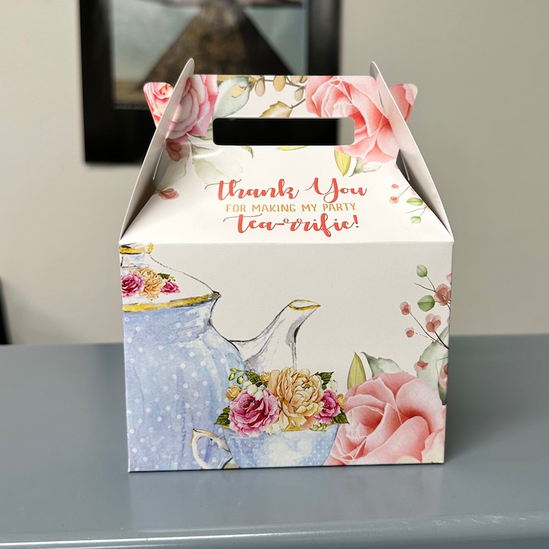 Tea Party Favor Box - Etsy