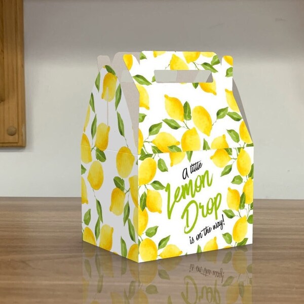 Lemon Favor Boxes - Etsy