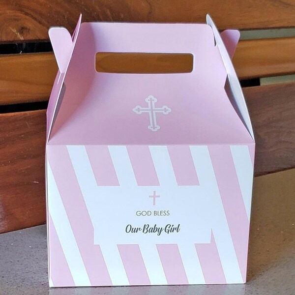 Baptism Favor Box - Etsy