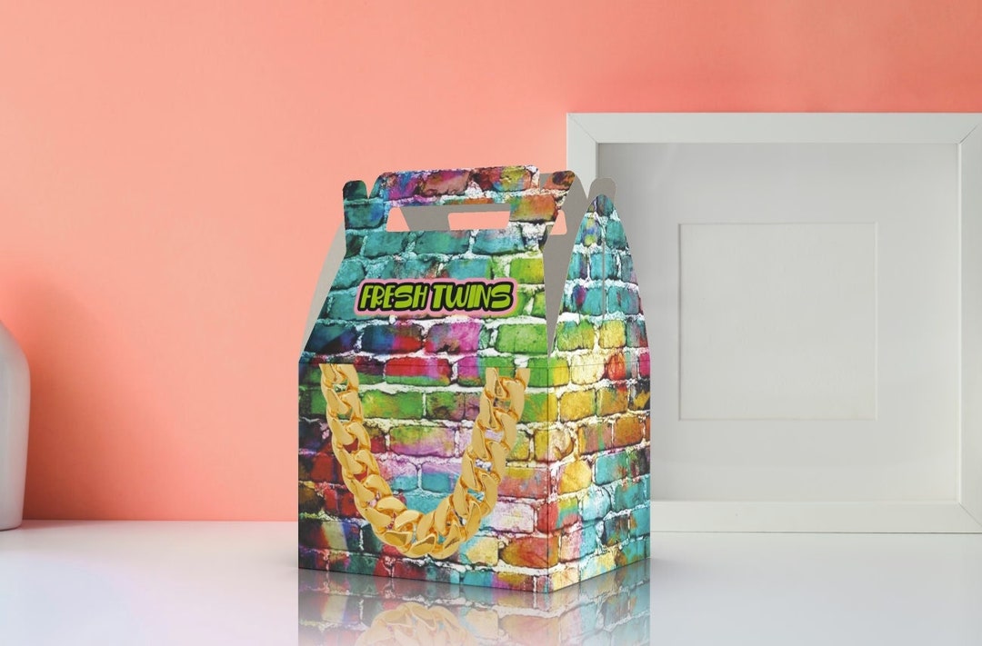 Fresh Twins, Fresh Princess, Fresh Prince, 90s, Gold Chain Favor Box - Etsy