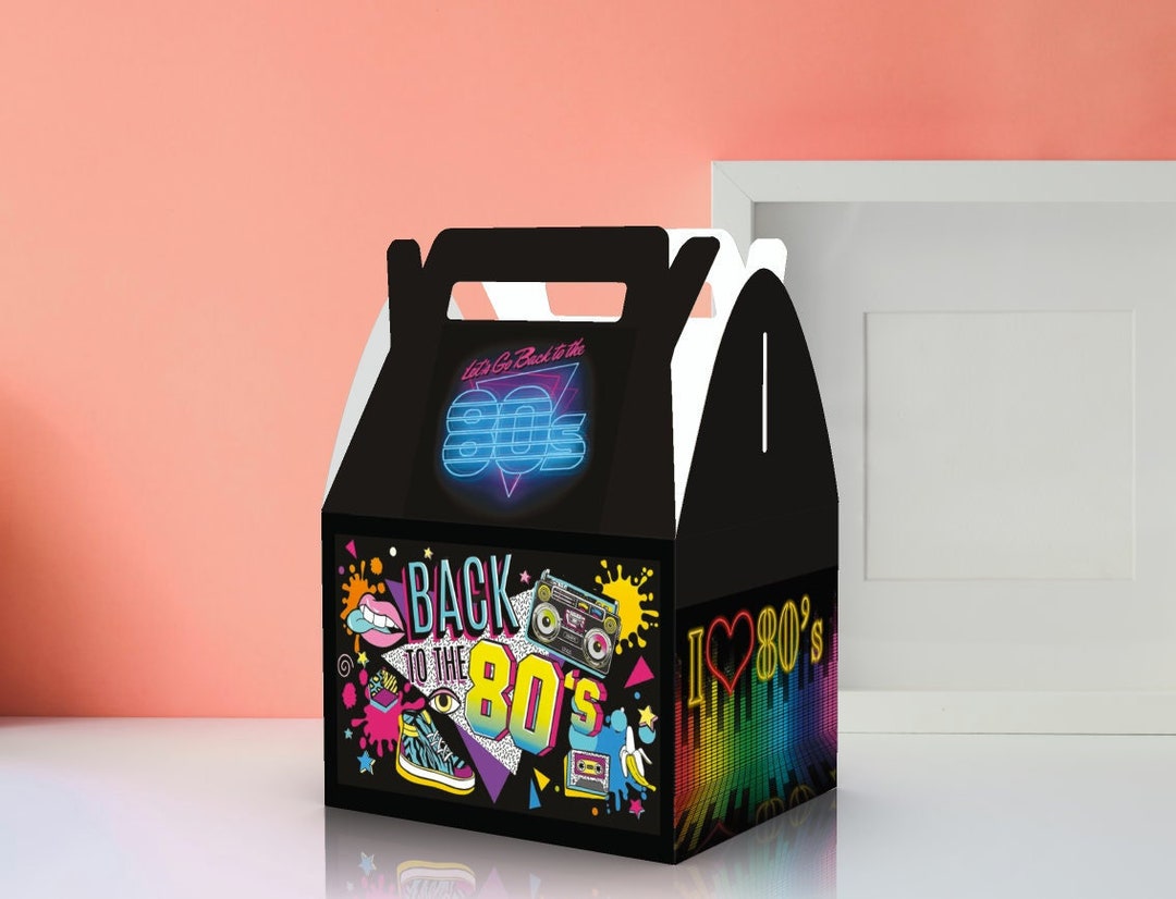 I Love the 80s, Back to the 80s, Retro, Disco, 80s Favor Box - Etsy