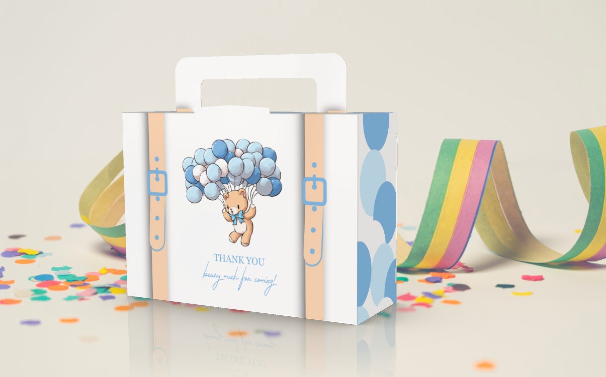 Beary Much We Can Bearly Wait Brown Bear Pink Bear Blue - Etsy