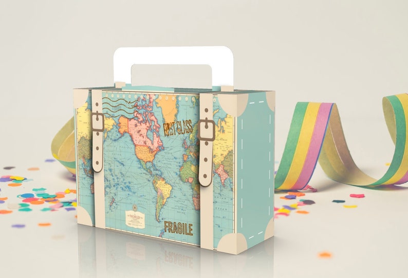 Suitcase Map, Vintage Map, Color Pastel, Luggage, Boss, Birthday ...