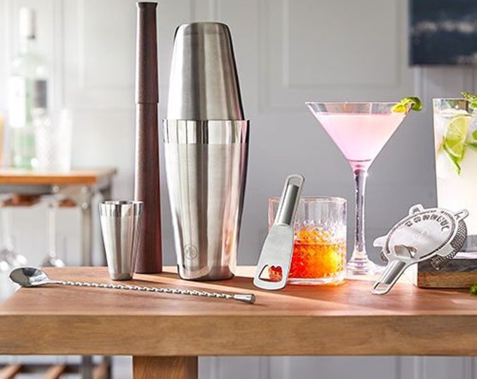 Pampered Chef Premium Cocktail Set, Premium Cocktail Set, Barware, Bar ...