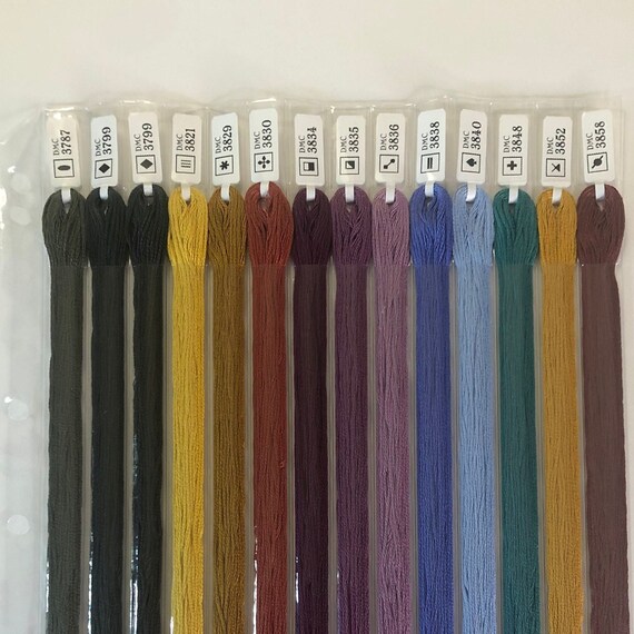 Custom Printed Flossbook Sticker-tags DMC Thread Floss Label - Etsy