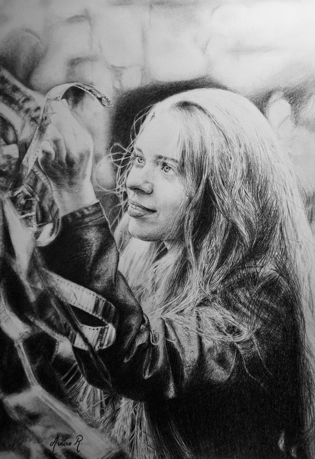 Instant T - Surrealist Graphite Artwork - Original Artwork - Surrealist ...