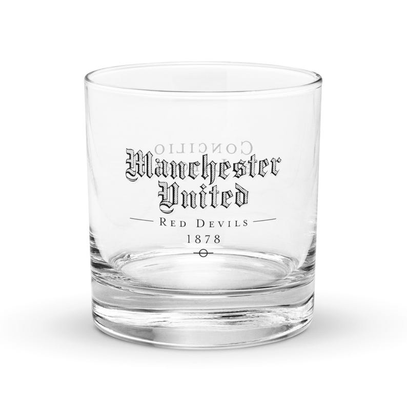 Manchester United Whiskey Glass – Concilio Et Labore | Red Devils Rocks ...