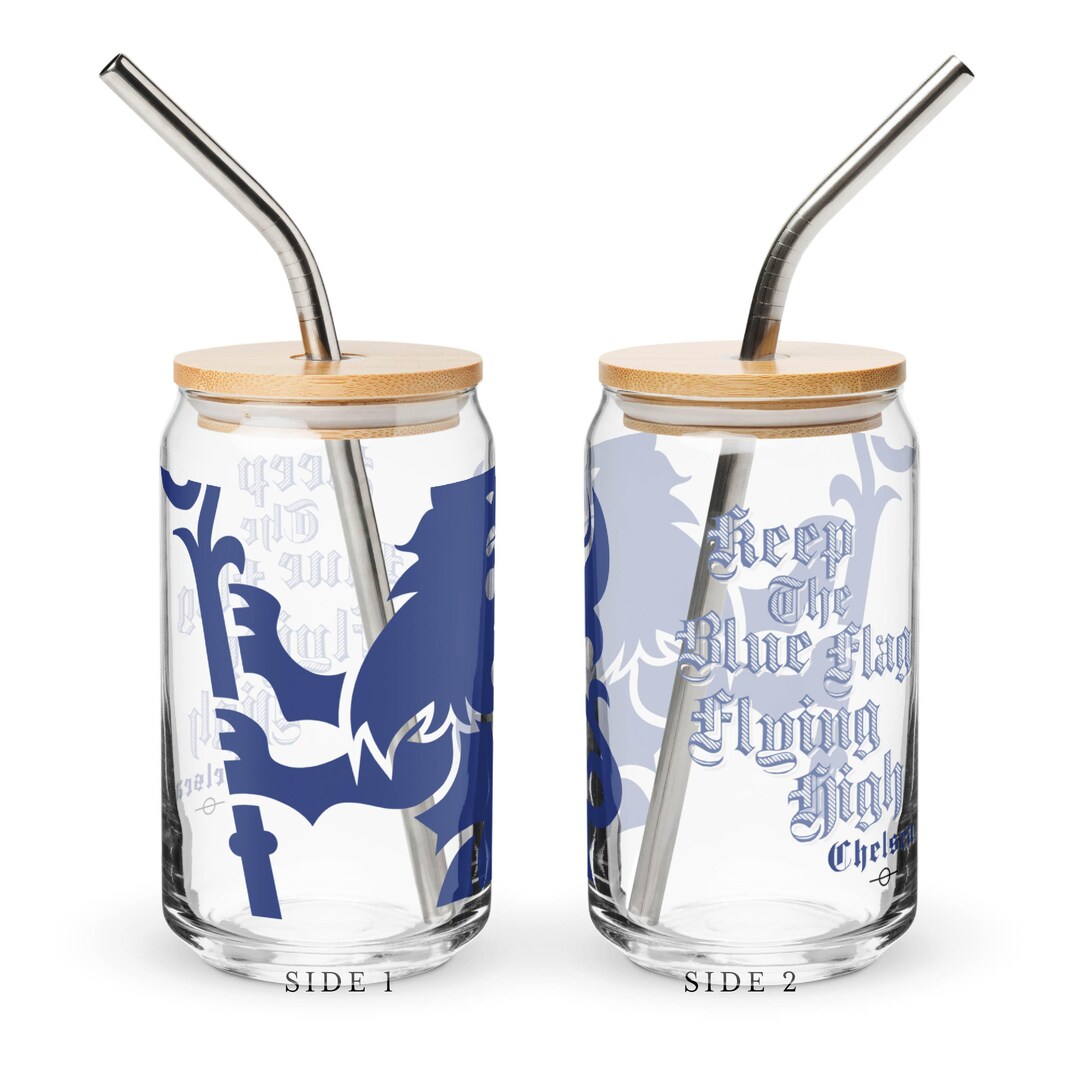 Chelsea Can-shaped Glass – Keep the Blue Flag Flying High | 16oz EPL ...