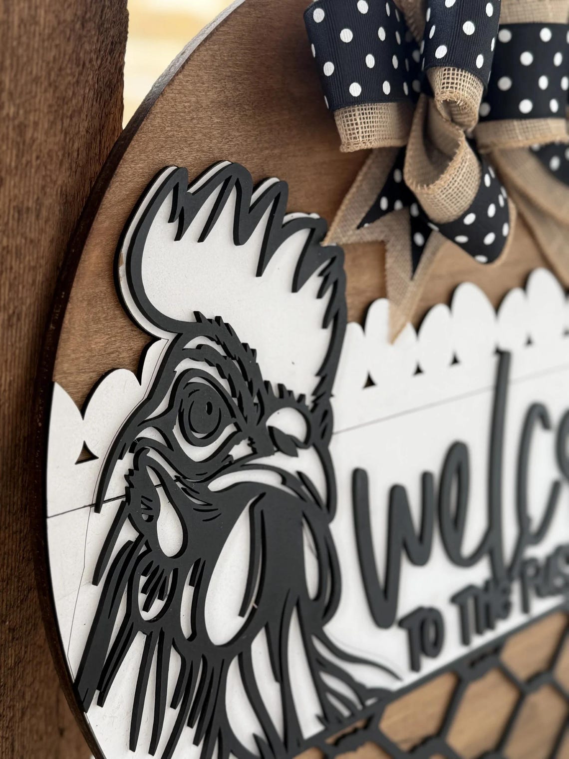 Welcome to the Fuster Cluck, Door Sign, Door Wreath - Etsy