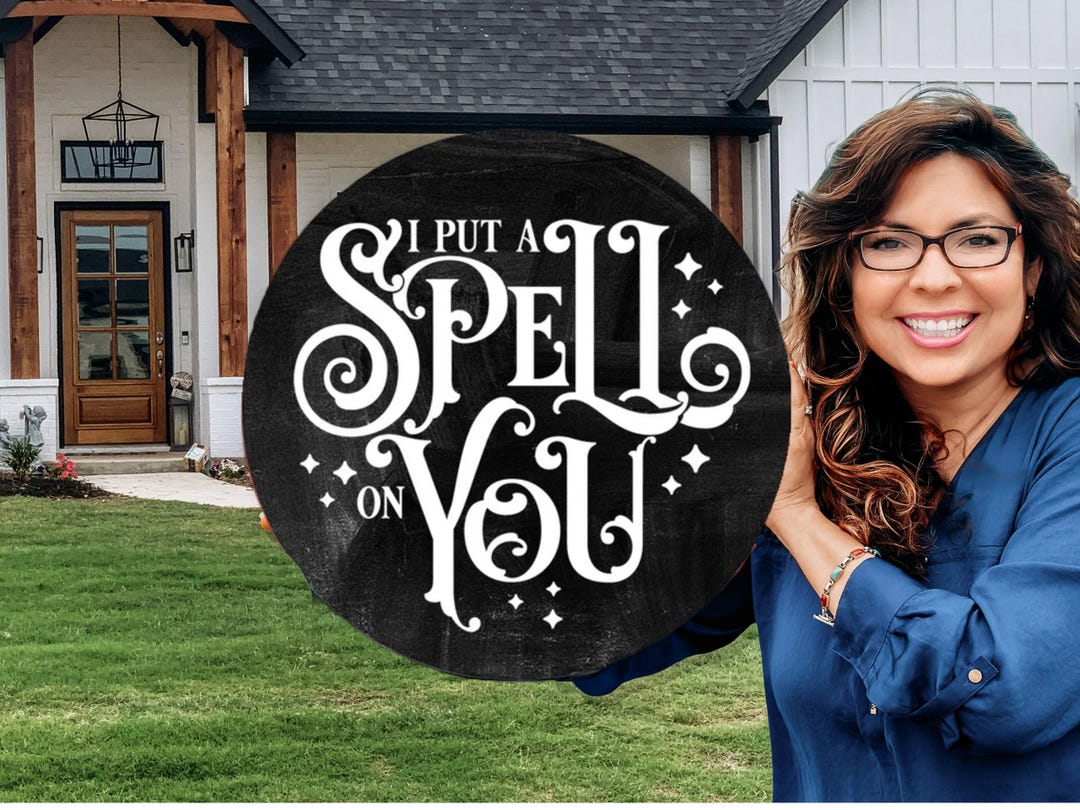 I Put A Spell on You Door Sign, Door Wreath - Etsy
