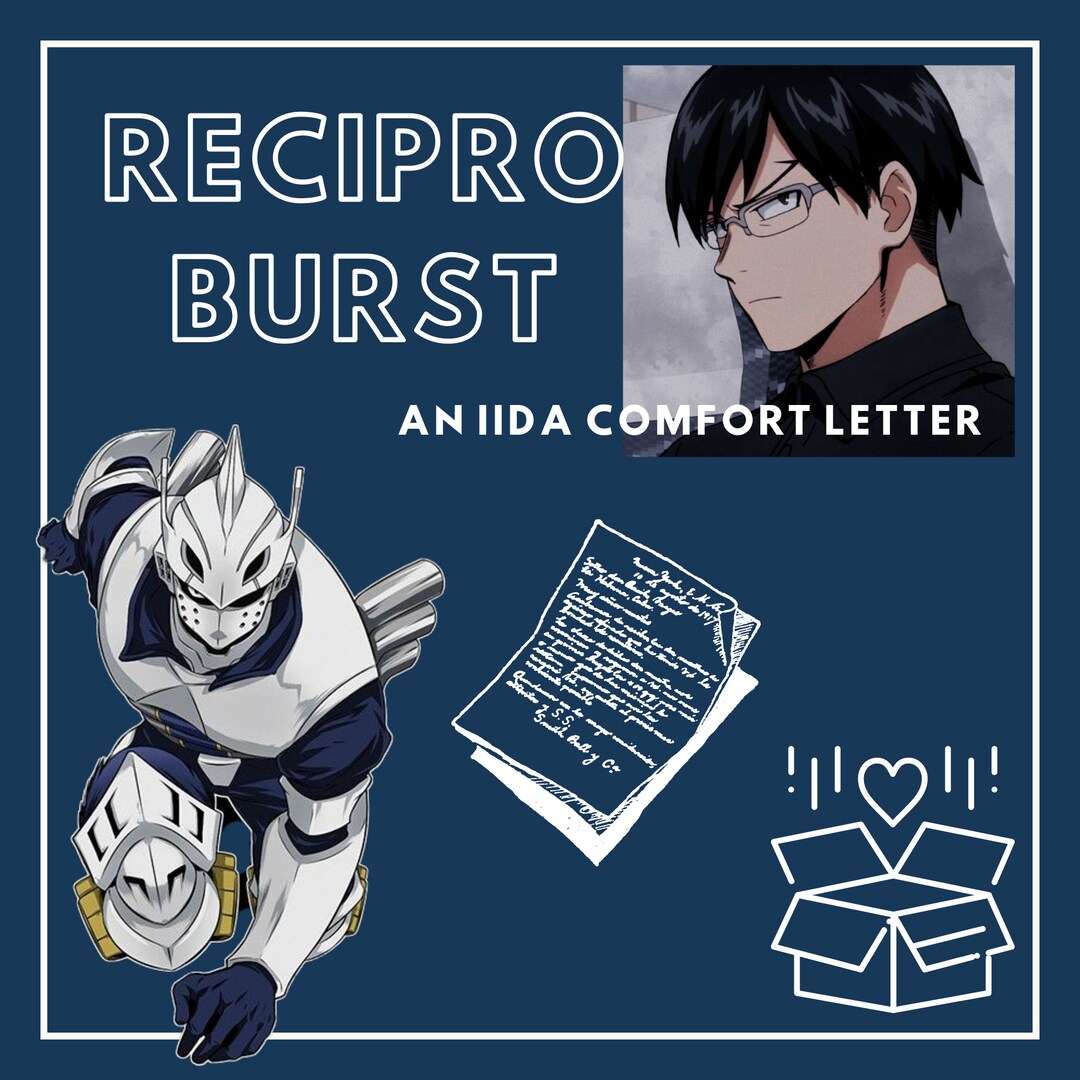 Recipro Burst (an Iida Comfort Letter) - Etsy