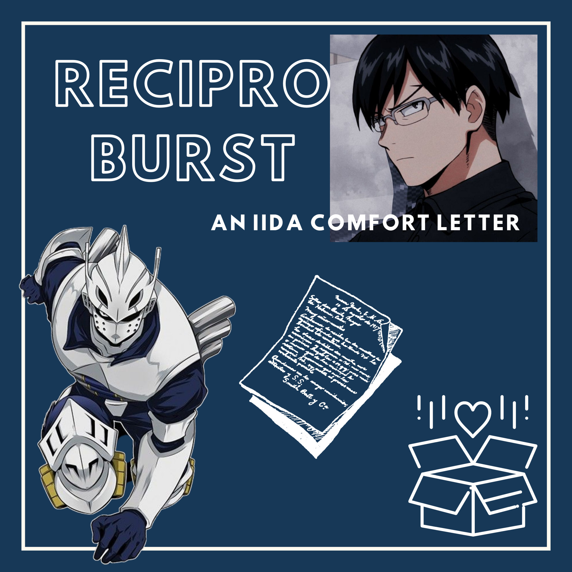 Recipro Burst an Iida Comfort Letter - Etsy