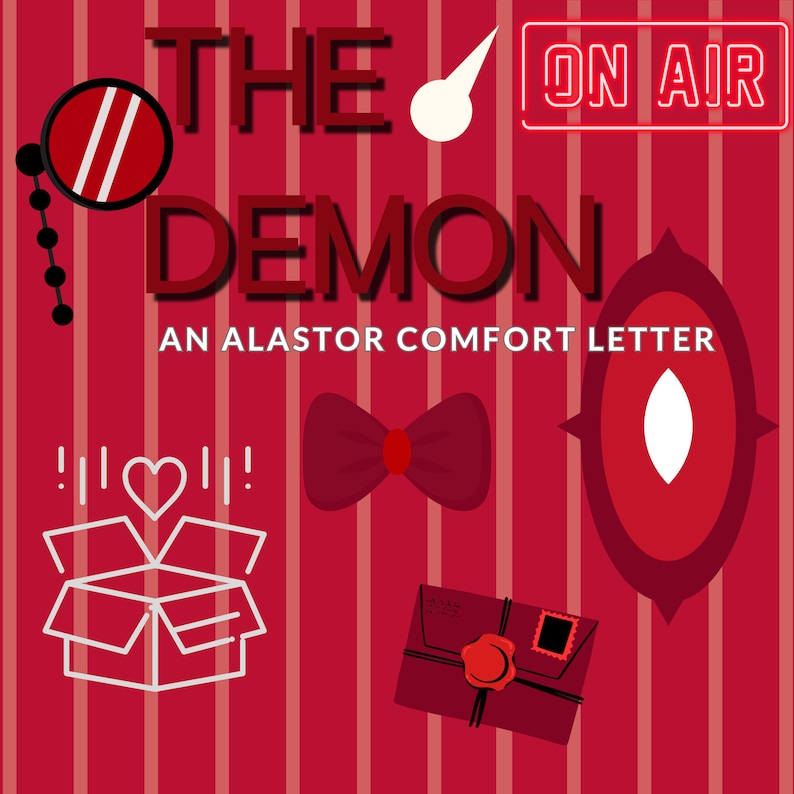The Demon (an Alastor Comfort Letter) - Etsy