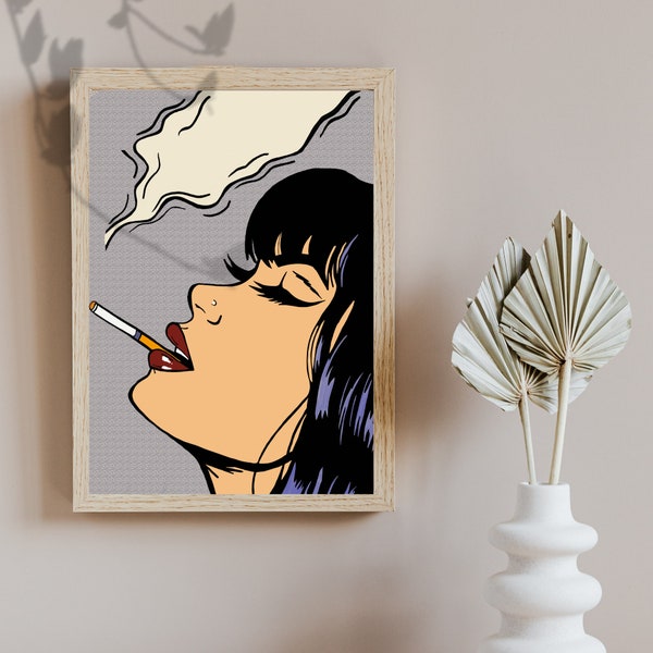 Sad Comic Girl - Etsy