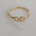 Gold Infinity Ring, 10k Gold Infinity Symbol Ring, Birthday Gifts ...