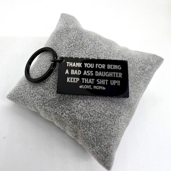 Badass Keychain - Etsy