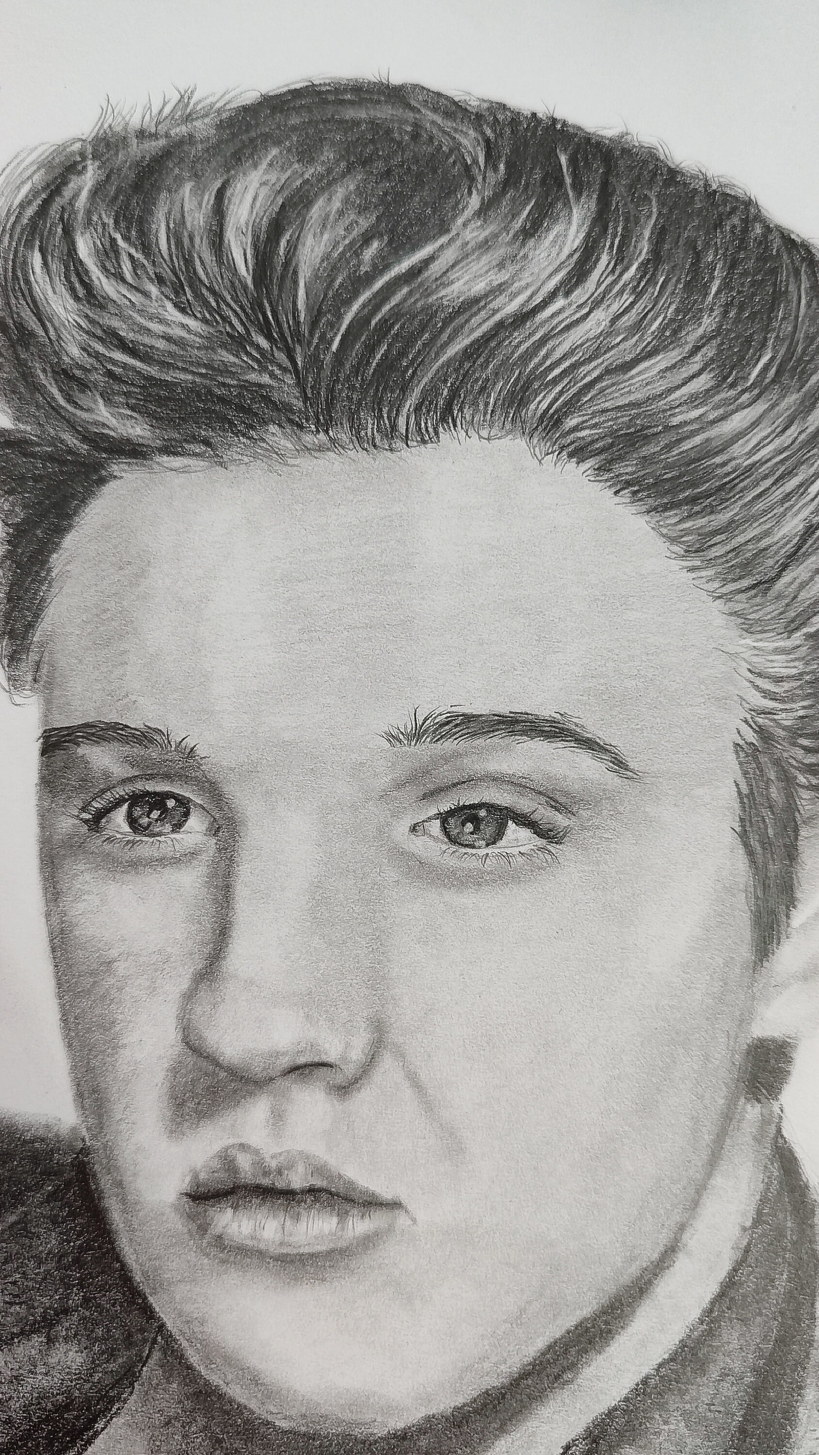Elvis Presley Pencil Drawing A5 Pictures Decoration - Etsy