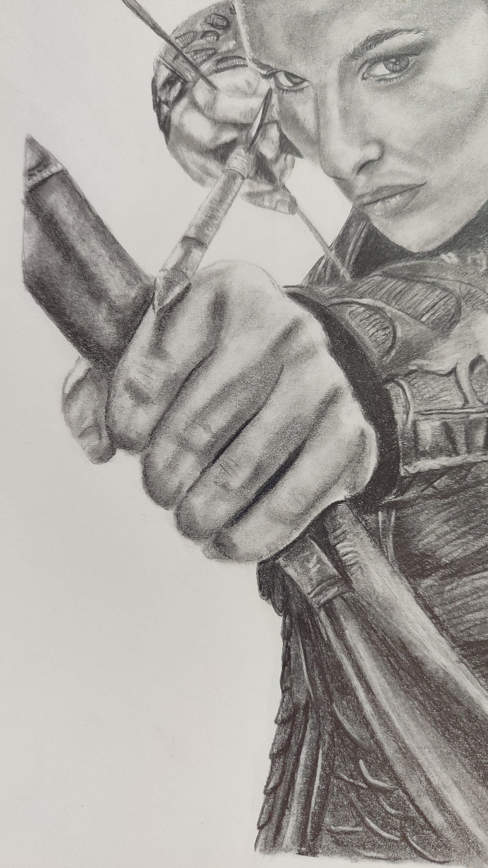 Elven Pencil Drawing the Hobbit Original A4 / Gift / Home - Etsy