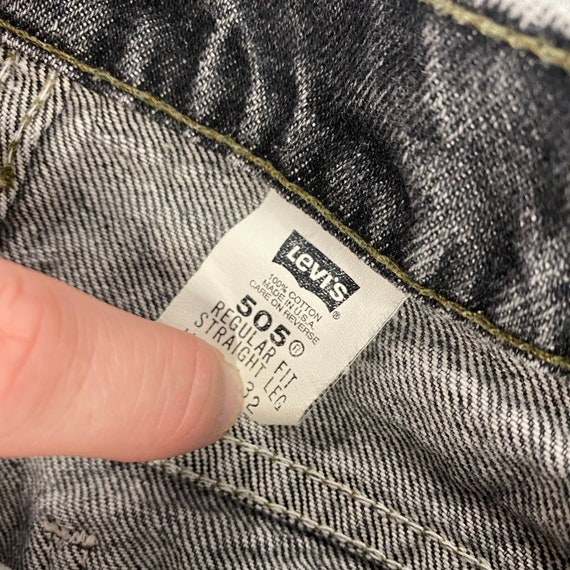 30'' Waist / 1990s Levi's 505 Orange Tab Regular Fit … - Gem