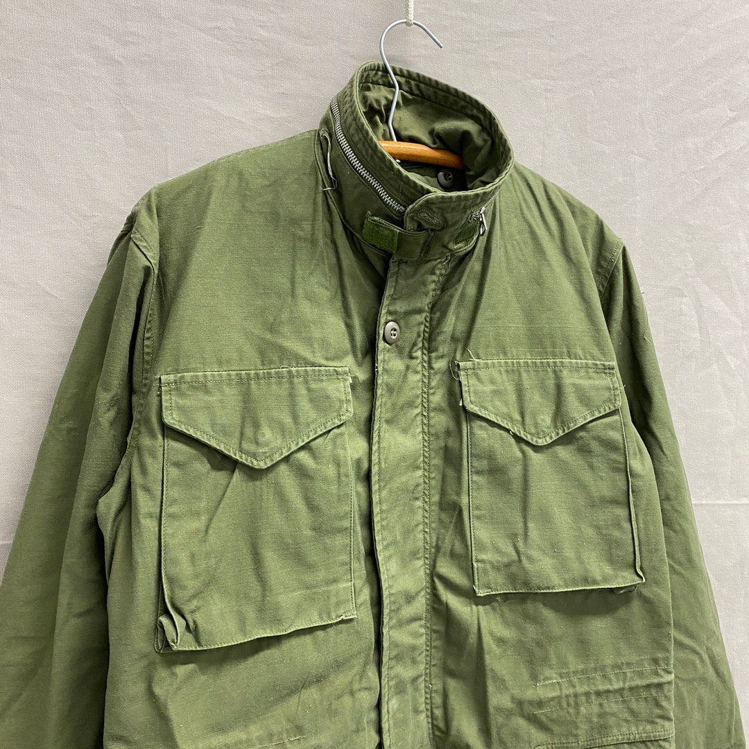 Small / 1960s US Army M-65 Field Jacket Cold Weather Lined Parka ...