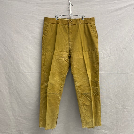 38 x 30 / 1950s Bullseye Bill Hunting Pants Heavy Duc… - Gem
