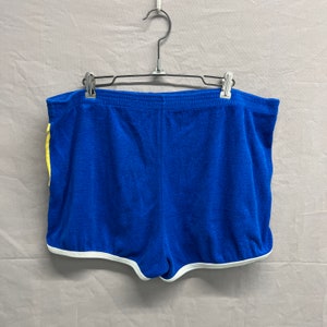 Large / 1970s Kmart Running Sprinter Blue/red/yellow 2" Inseam Vintage ...
