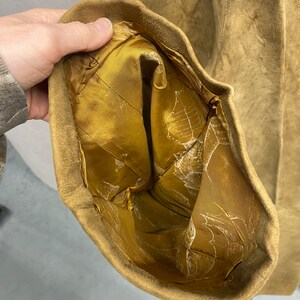 32 X 30 / 1940s Suede Leather Tan Knight Armor Stenciled Satin - Etsy