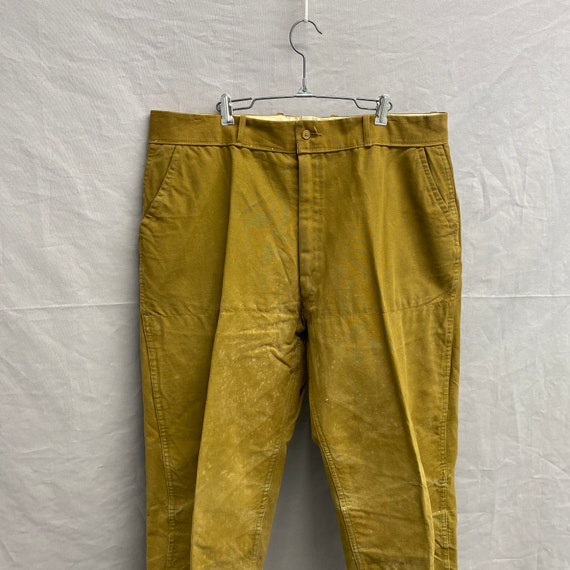 38 x 30 / 1950s Bullseye Bill Hunting Pants Heavy Duc… - Gem
